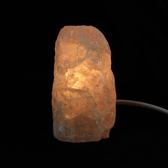 4-5 Lighted Rose Quartz night light lamp crystal gift