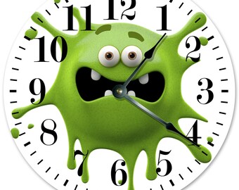 Unique open face clock related items | Etsy