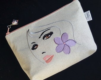 Unique purse with face related items | Etsy