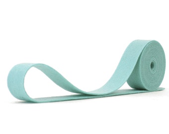 Wool Felt Ribbon 100% Wool Felt Ribbon in color RED