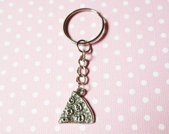 Pizza keychain | Etsy