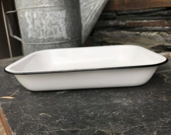 Enamel baking pan | Etsy