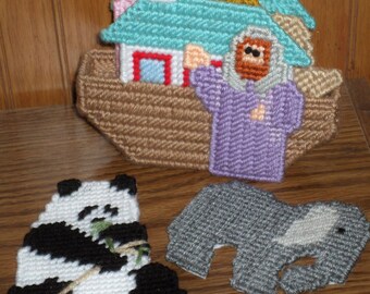 Baby plastic canvas | Etsy