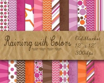 SALE Vintage Castles Digital Papers Castle Pictures by OldMarket