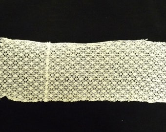 Antique lace fabric | Etsy