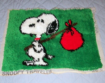 Snoopy rug | Etsy
