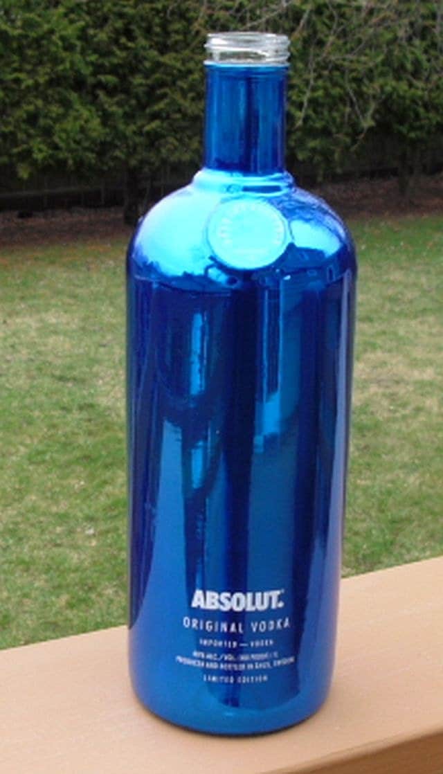 ABSOLUT VODKA azul de Electrik Electrik plata limón o