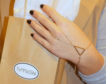 Gold chain harness | Etsy