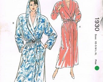 Wrap robe pattern | Etsy