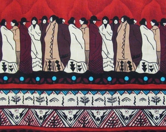 Native print fabric | Etsy