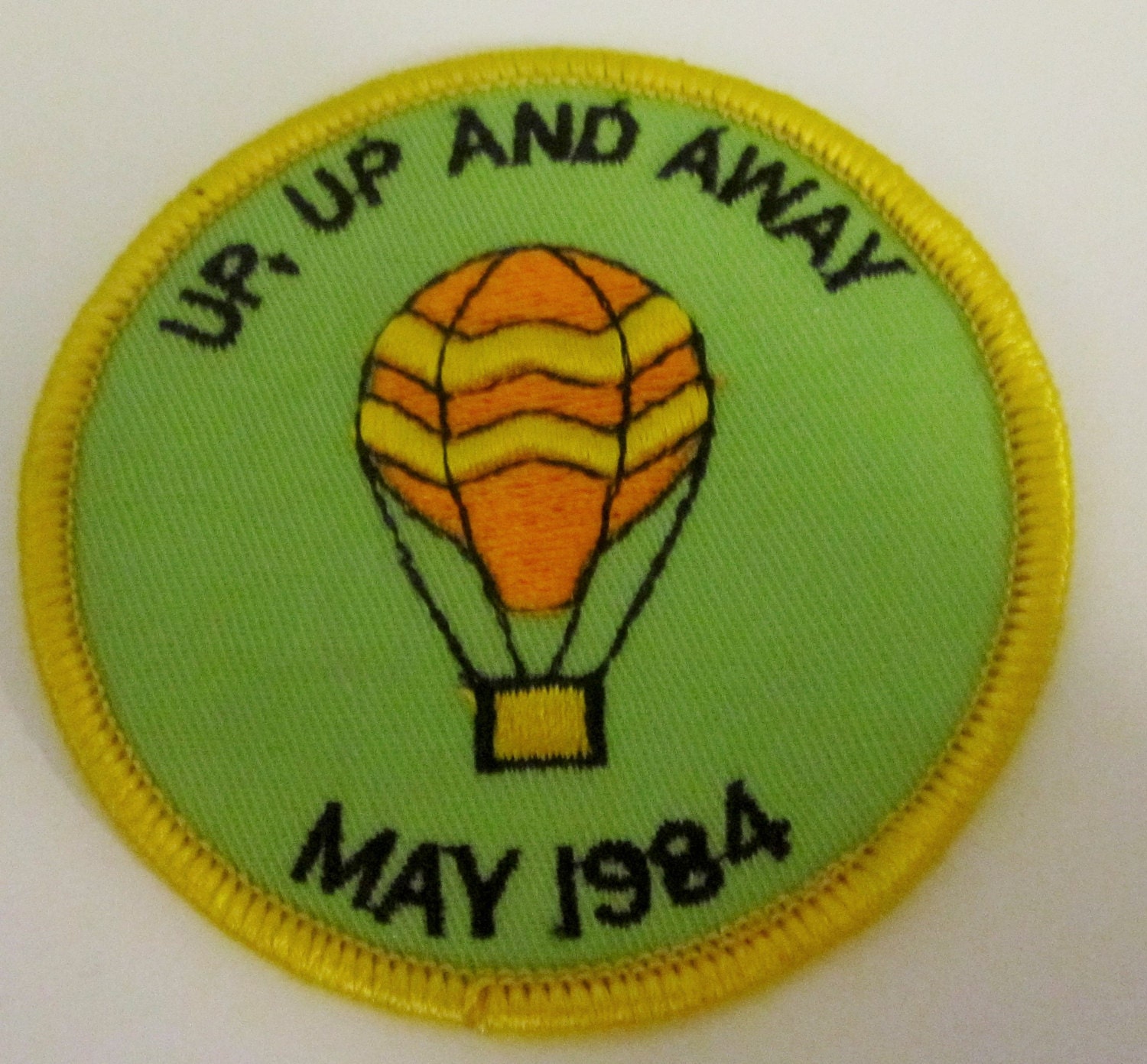Vintage Girl Scout Fun Patch With Hot Air By Allthingsgirlscout