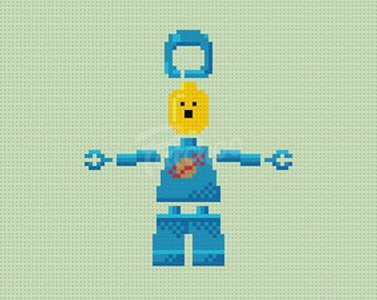 Lego cross stitch | Etsy