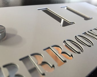 Stainless Steel Custom Made Laser Cut House by PacificLaserArts