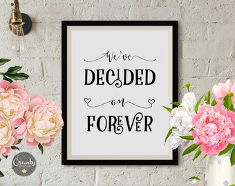 Decided on forever | Etsy