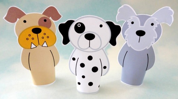 Dog Finger Puppets Diy Printable Dog Breed Puppets