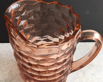 Unique pink rose pitcher related items | Etsy