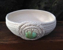 Popular items for cotton rope basket on Etsy