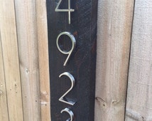 Unique vertical address related items | Etsy