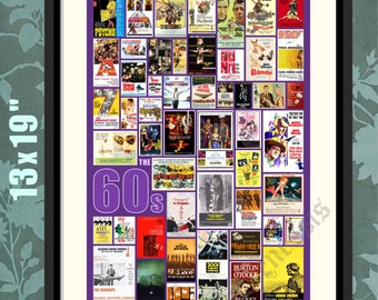 60s movie poster | Etsy