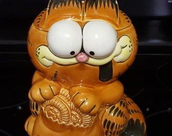 Garfield cookie jar | Etsy