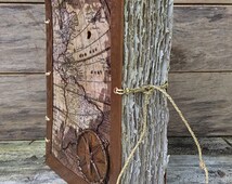 Popular items for world map journal on Etsy