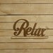 Larger Relax Metal Sign Spa Decor Metal Art Bathroom Decor