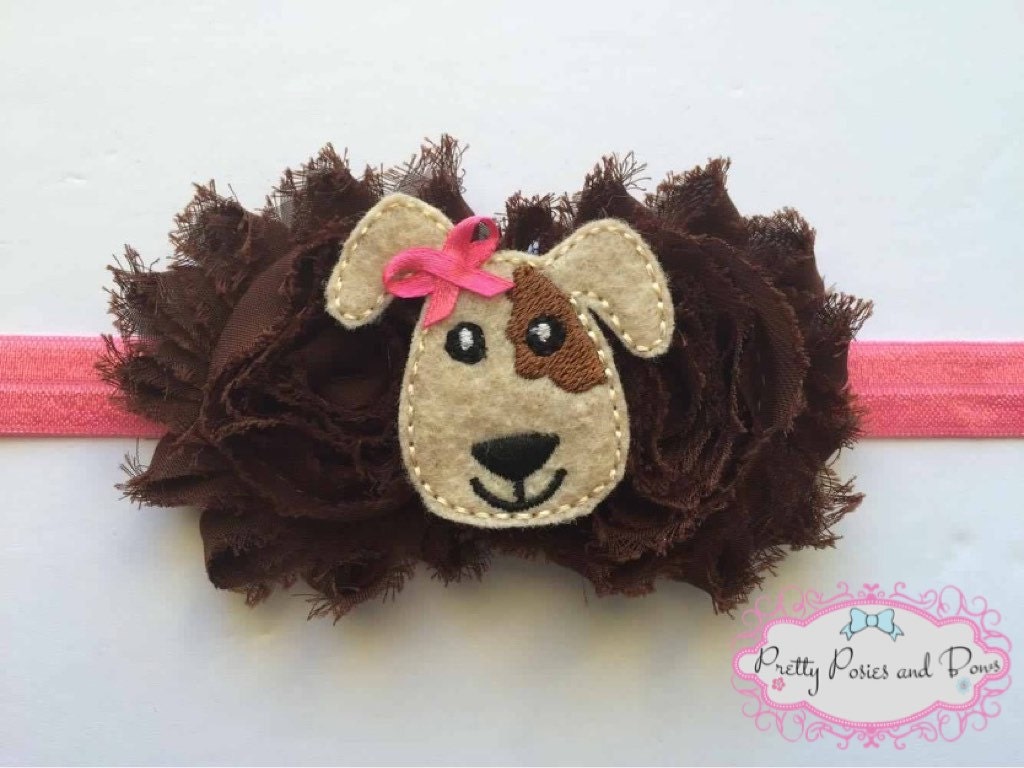 Puppy Headband Dog Headband Baby Headband Puppy Felt