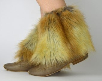 Fuzzy boot covers | Etsy