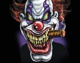 Clown with cigar | Etsy