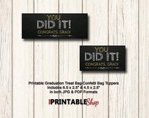 Unique graduation favor bag related items | Etsy