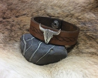Leather cowboy cuffs | Etsy