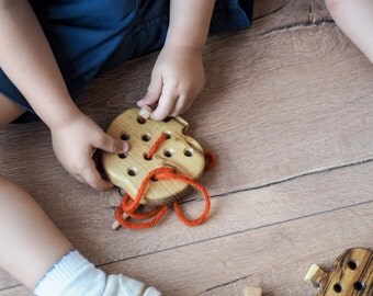 Lacing toy | Etsy