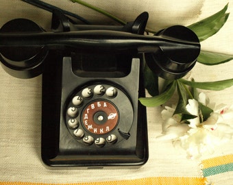 Working rotary phone | Etsy