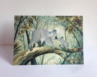 Koala illustration | Etsy