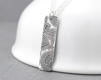 Paisley necklace | Etsy