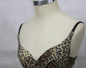 Leopard print bra | Etsy