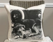 Unique dog pillow related items | Etsy