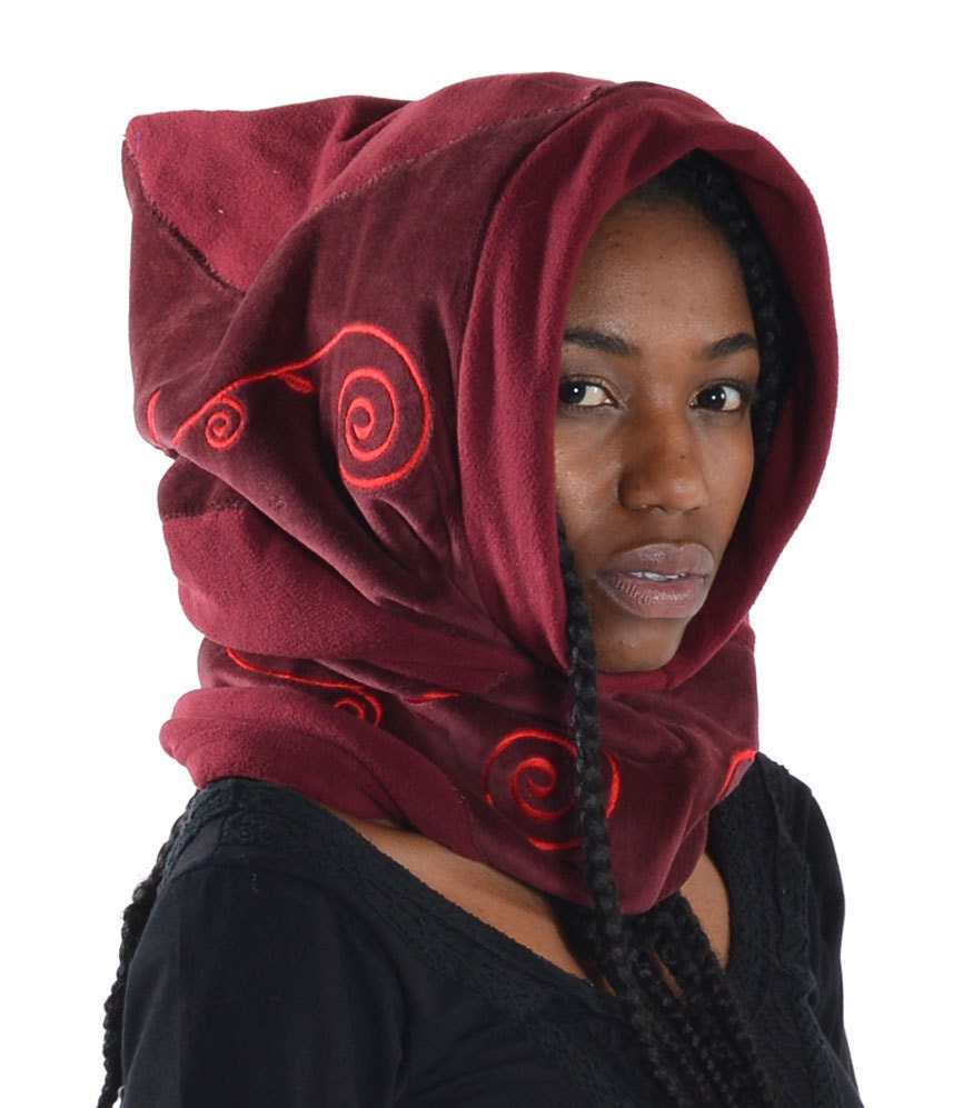 PIXIE HOOD ELF Hood Pixie hat Fairy hood pixie neck