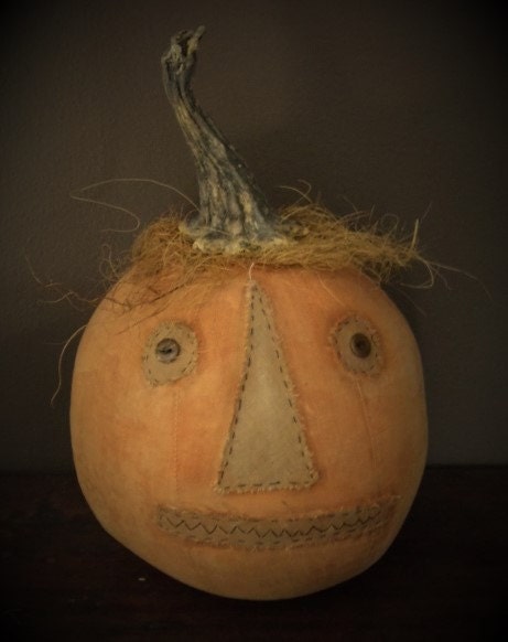 Primitive Pumpkin Primitive Doll Primitive by PrimitiveBlackHat