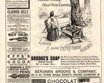 1800s ads | Etsy