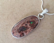 Unique fire opal pendant related items | Etsy