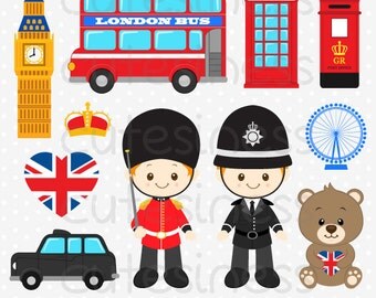 London clipart | Etsy
