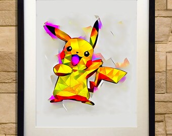 Cubist abstract | Etsy