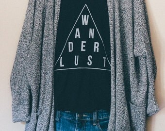 Wanderlust shirt | Etsy