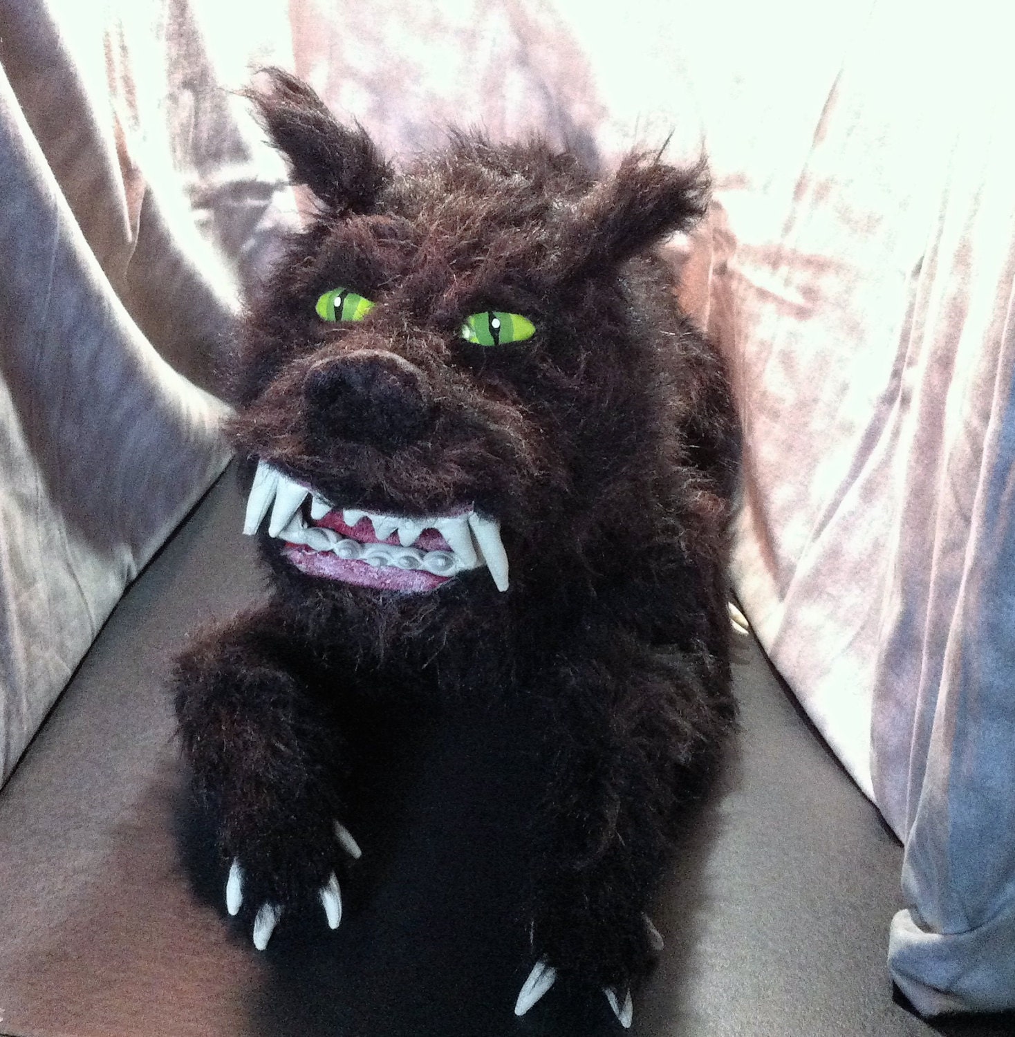 Pattern Gmork plush wolf the neverending story