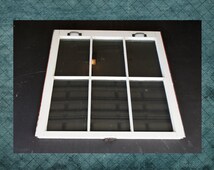 Window frame - Vintage window frame - farmhouse window frame - wooden ...