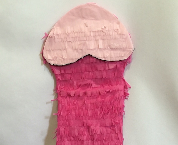 Pecker Pinata 24 Tall Hot Pink Color by Theperfectpinata on Etsy