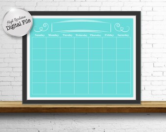 16x20 calendar | Etsy