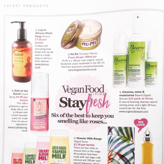 Fit Pit Natural Deodorant cream Organic Vegan by TheGreenWomanUK