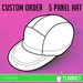 Custom 5 panel hat Five panel cap Custom hat by TurificHandmade